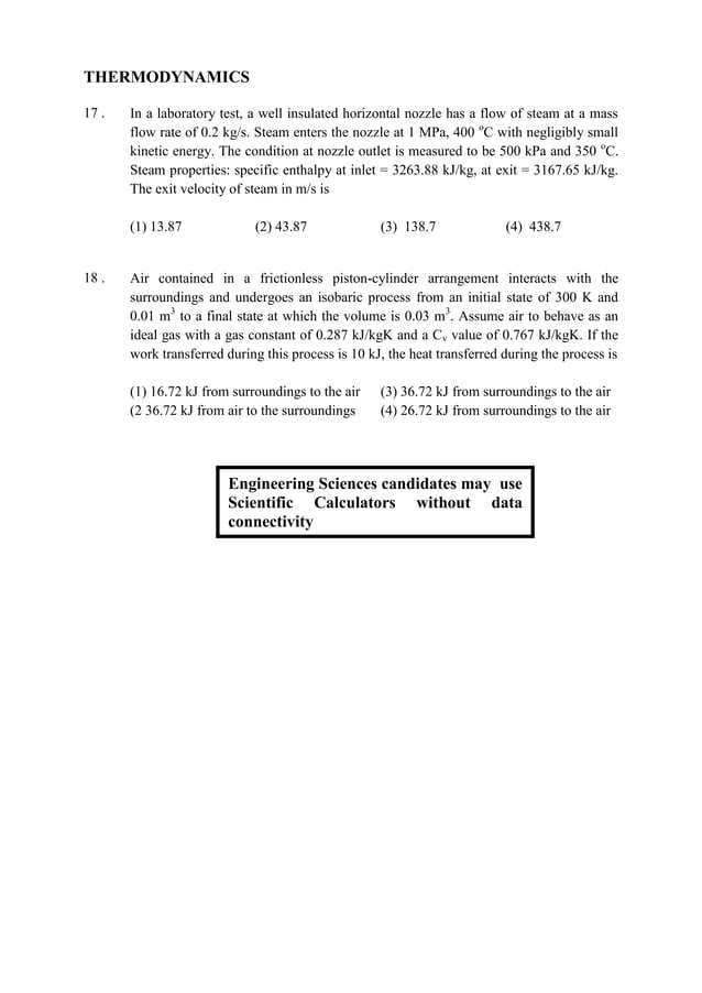 Ugc Net Model Questions Engineering Science Pdf