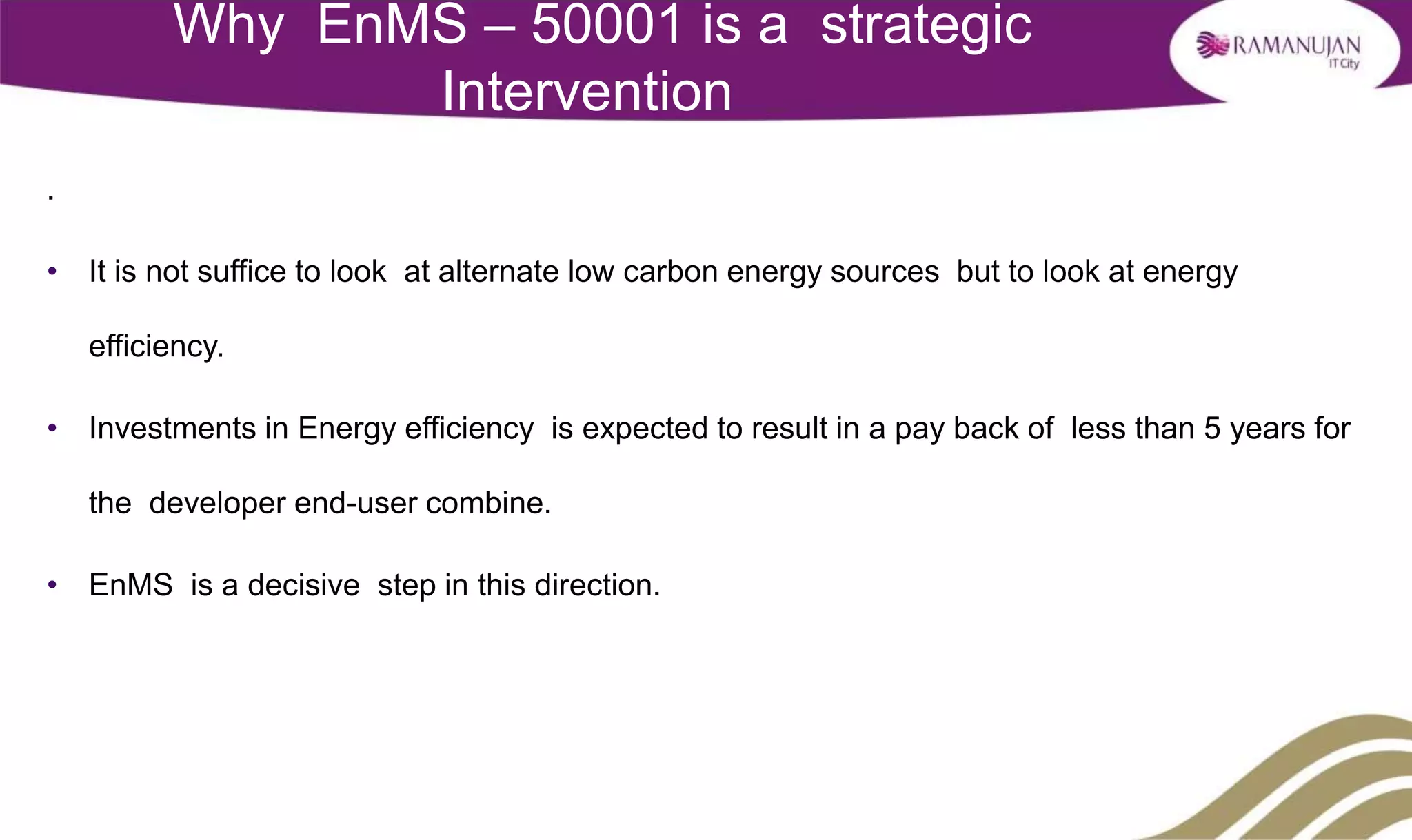 Discussion on EnMS - PPT by Mr.Velan | PPTX