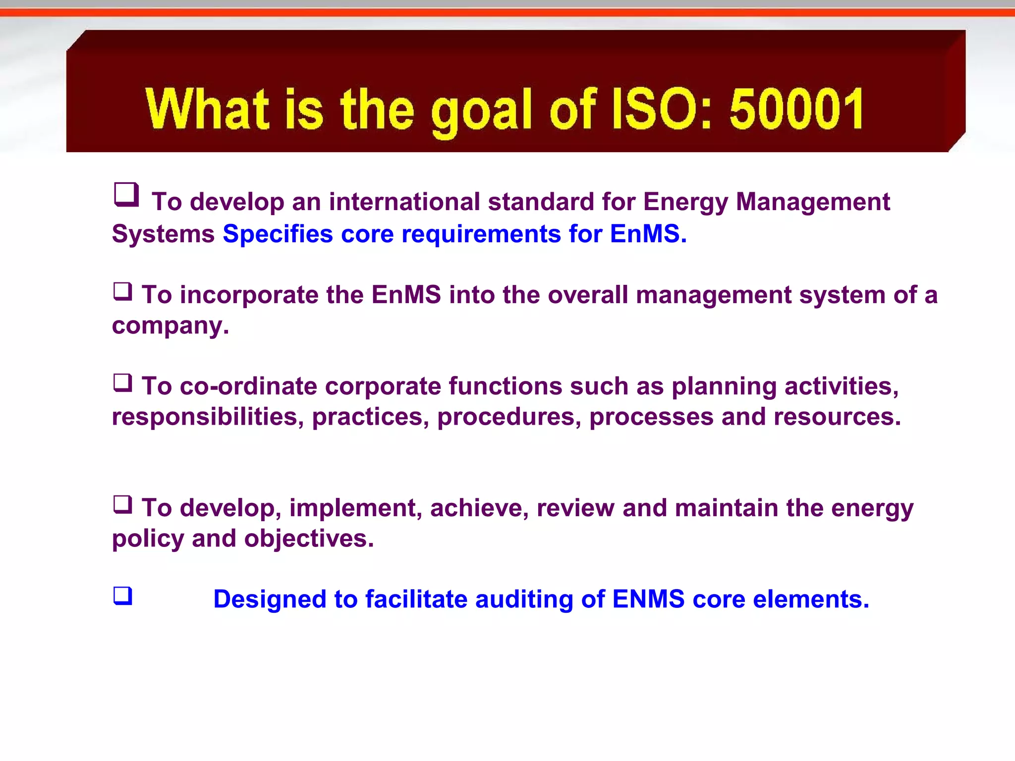 Energy Management System ISO 50001 | PPT
