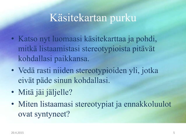 Ennakkoluulot ja stereotypiat | PPTX