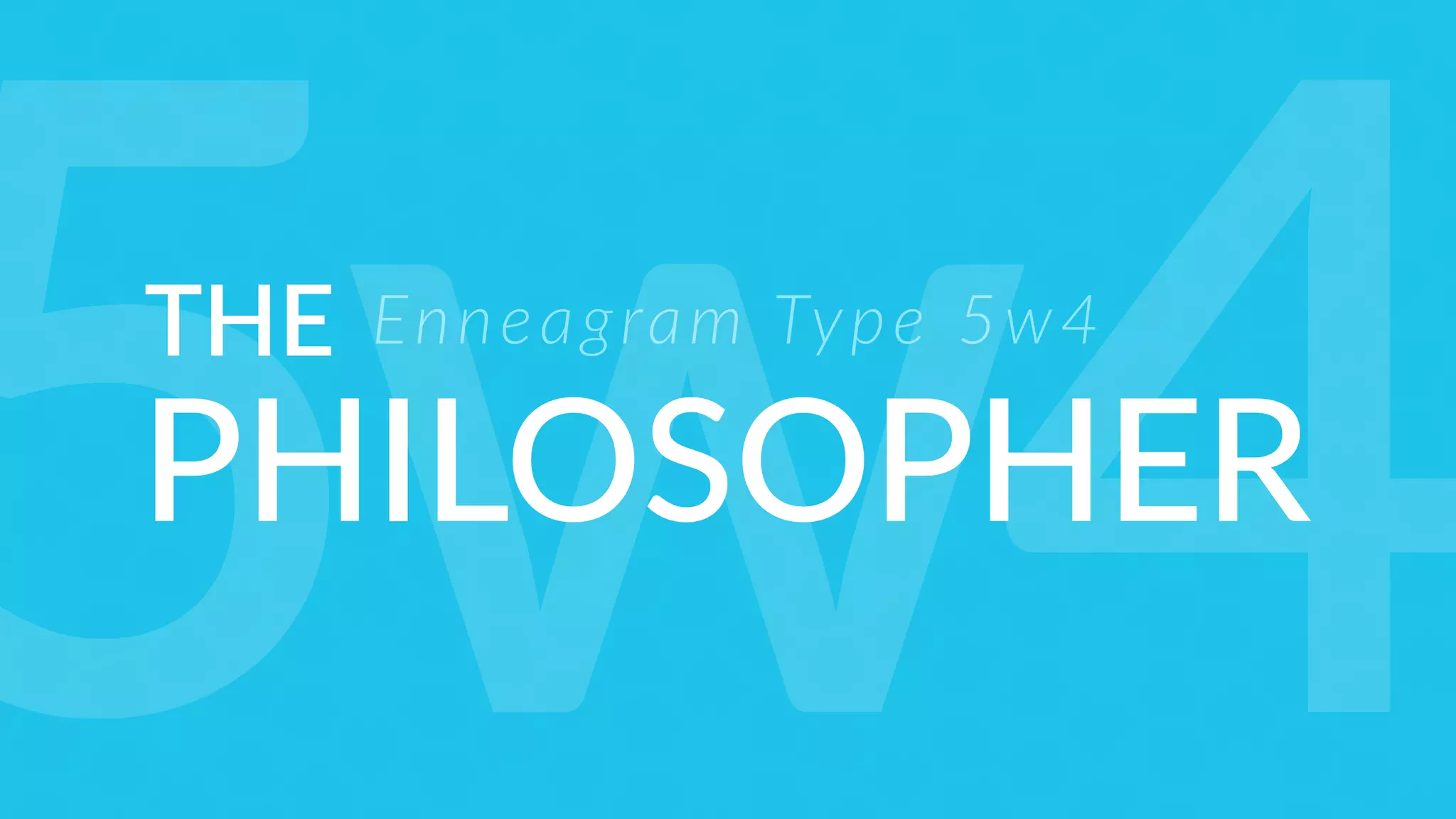 Enneagram 5w4 - The Philosopher | PPT