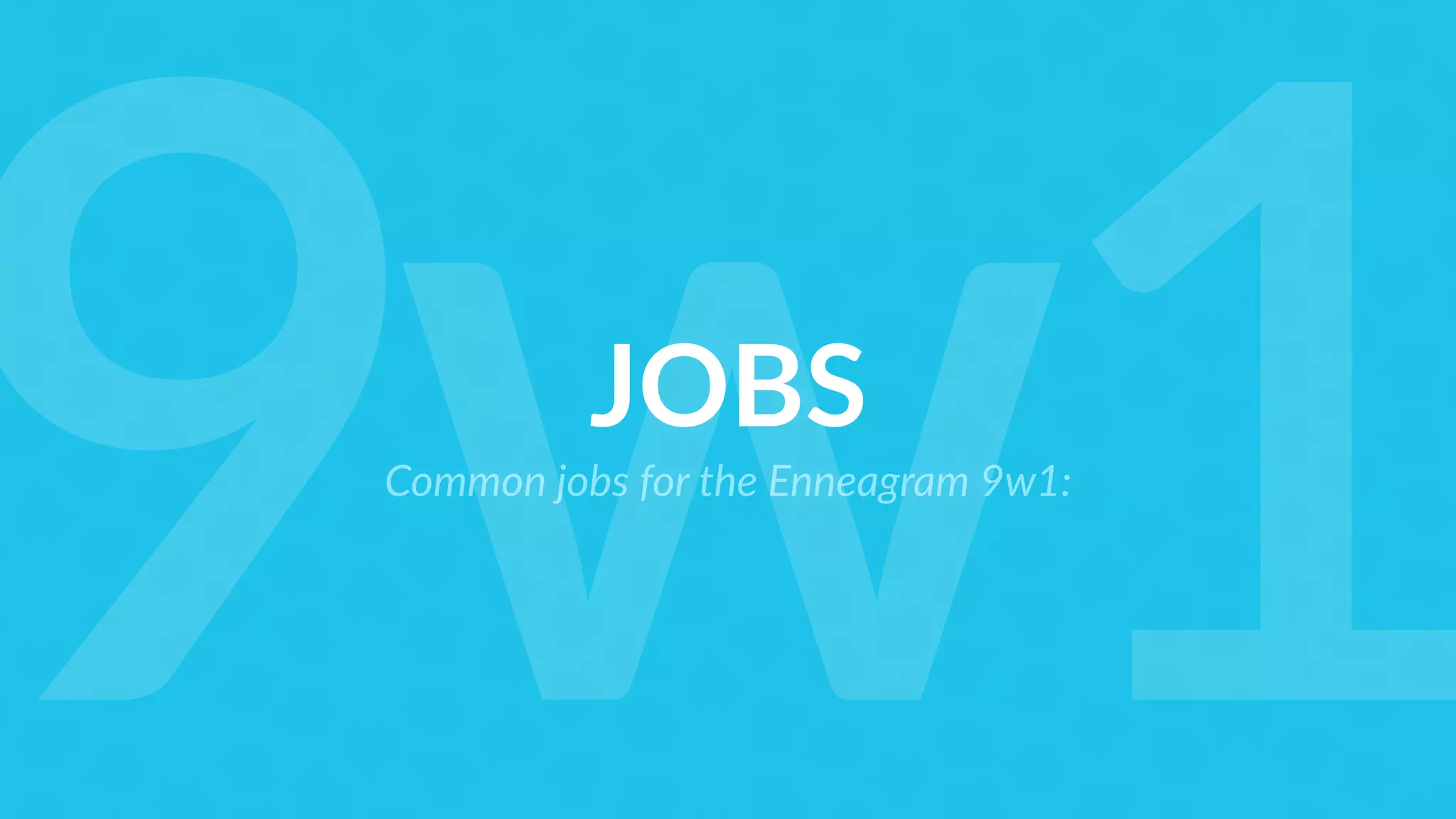 Enneagram 9w1 - The Negotiator | PPT