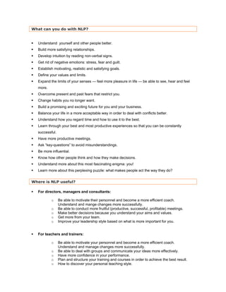 En nlp trainers_training | PDF