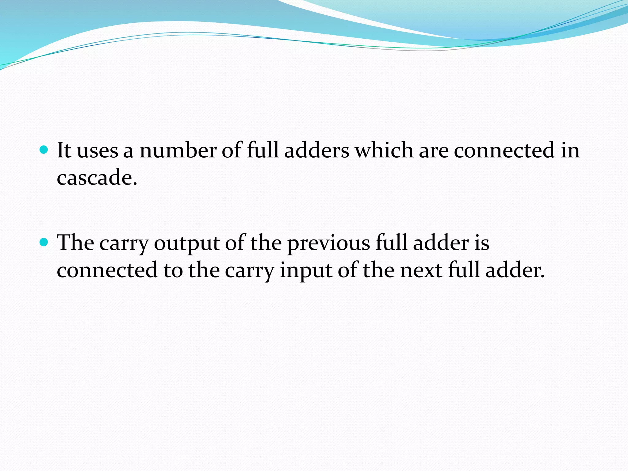 Parallel Adder and Subtractor | PPTX