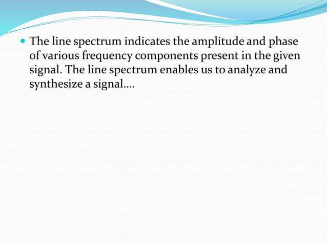 Frequency spectrum of periodic signal.. | PPTX | Geography | Science