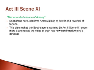 "Antony and Cleopatra" Enobarbus | PPT