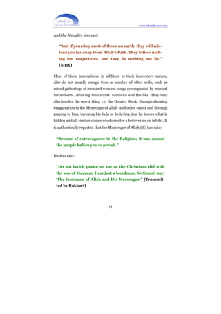 En obligation of_adhering_to_the_sunnah | PDF | Islam | Religion ...