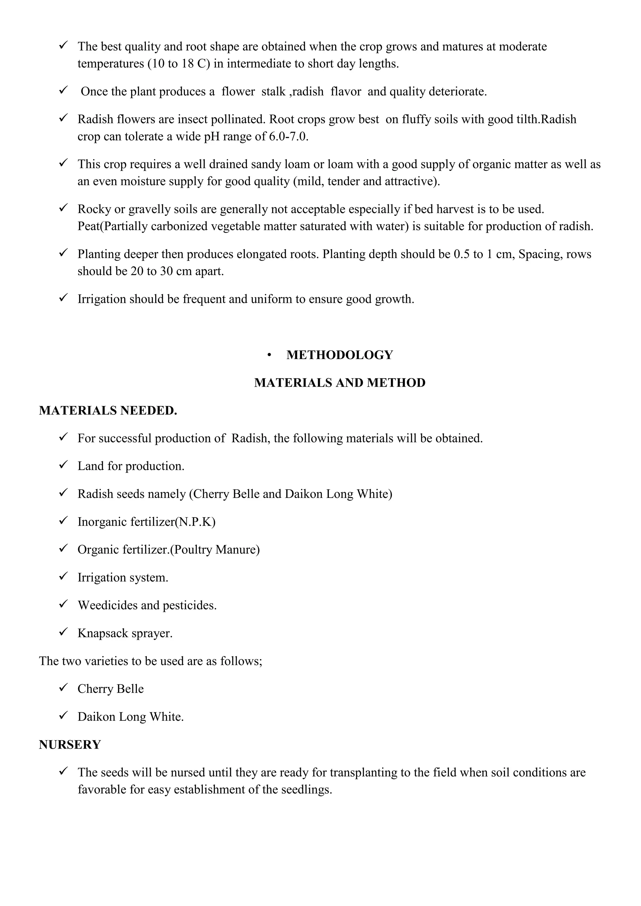 Enoch's project | DOCX | Agriculture | Industries