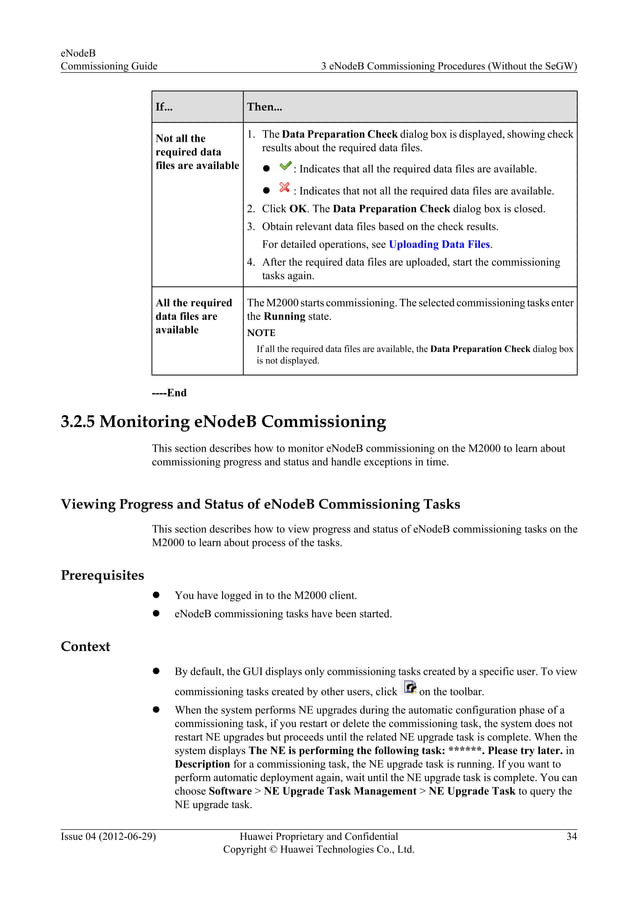 E nodeb commissioning guide(v100r005c00 04)(pdf)-en | PDF