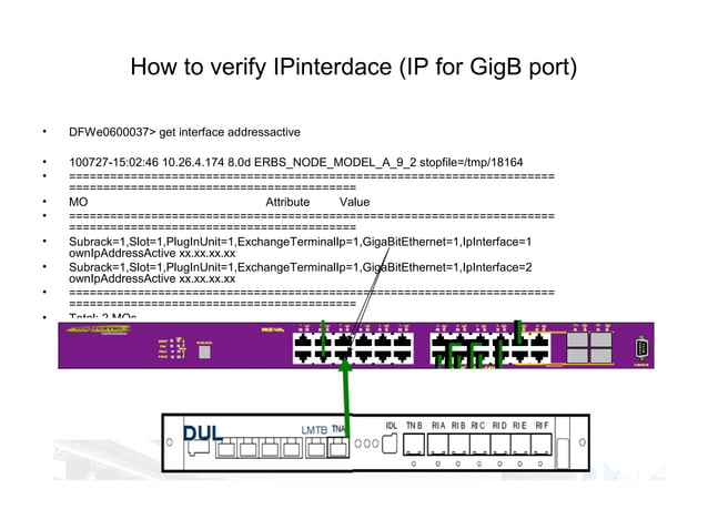 E nodeb useful commands for rf engineer | PPT | Internet | Computing