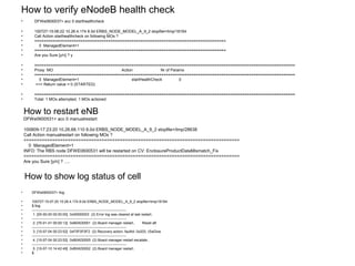 E node b_useful_commands_for_rf_engineer | PPT