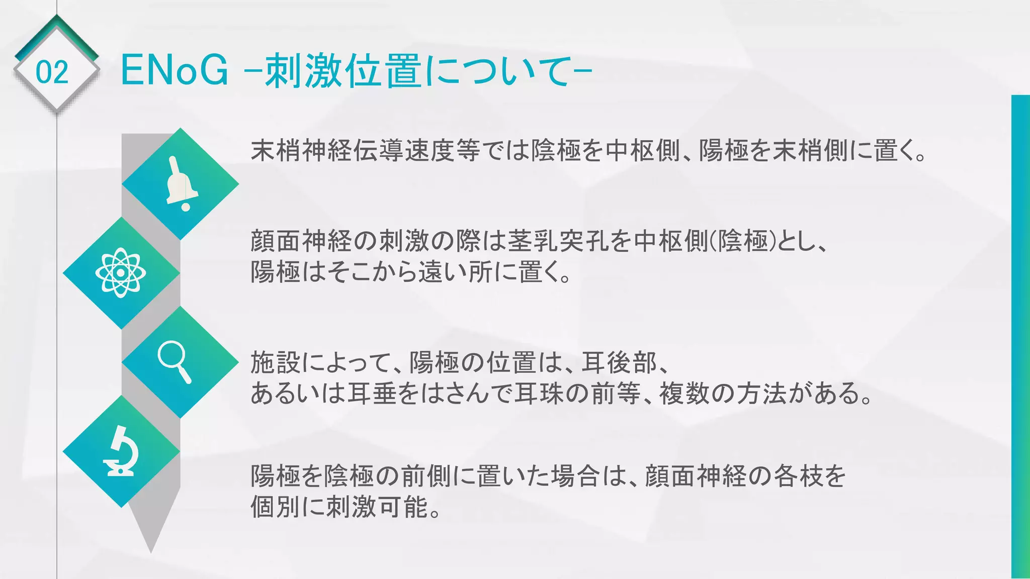 顔面神経麻痺の検査とENoGの基礎 | PPTX