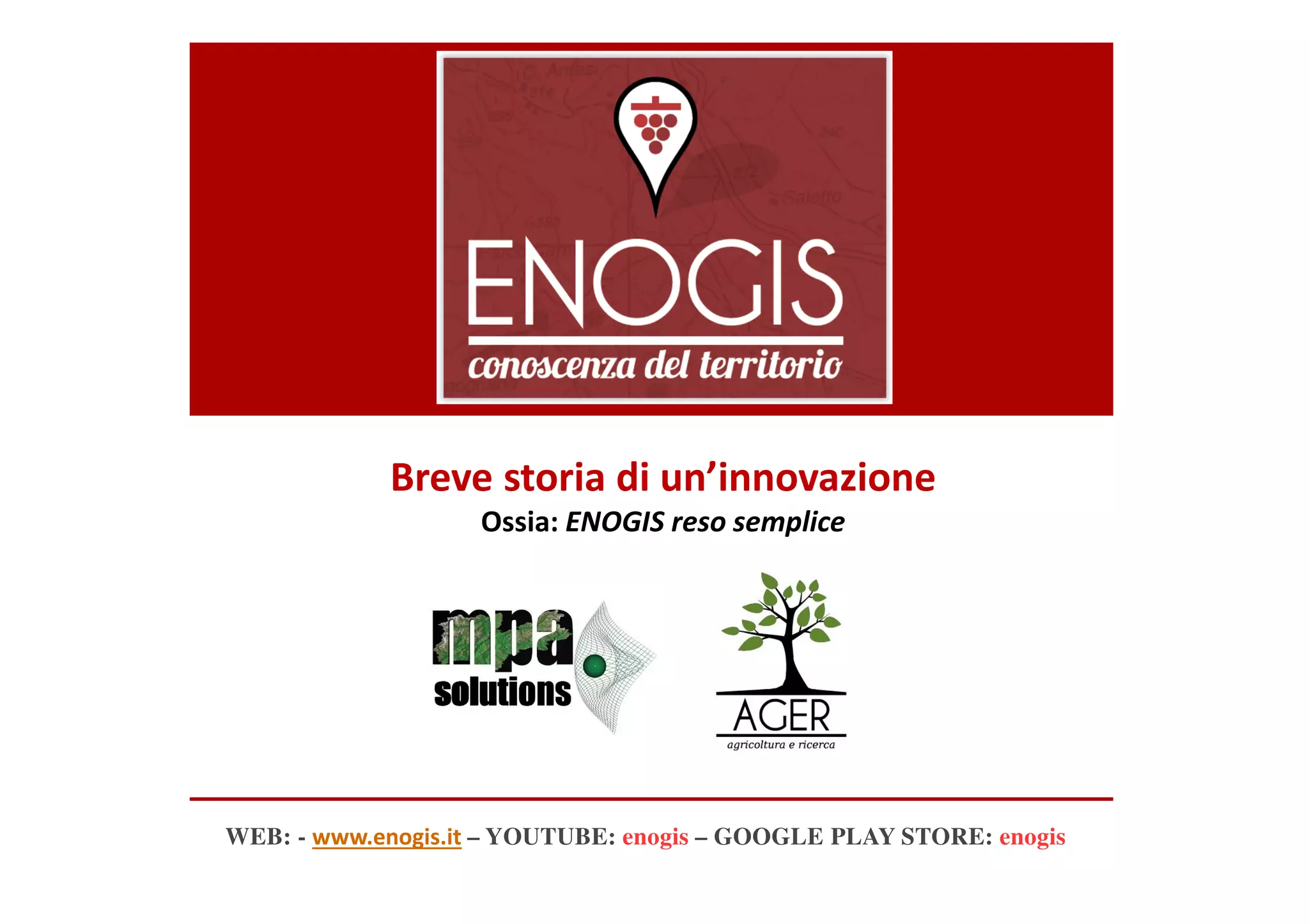 La storia di ENOGIS | PDF