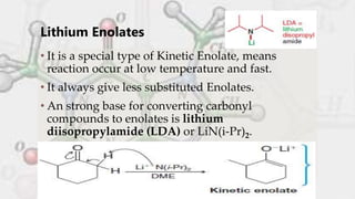 Enol and enolates | PPTX