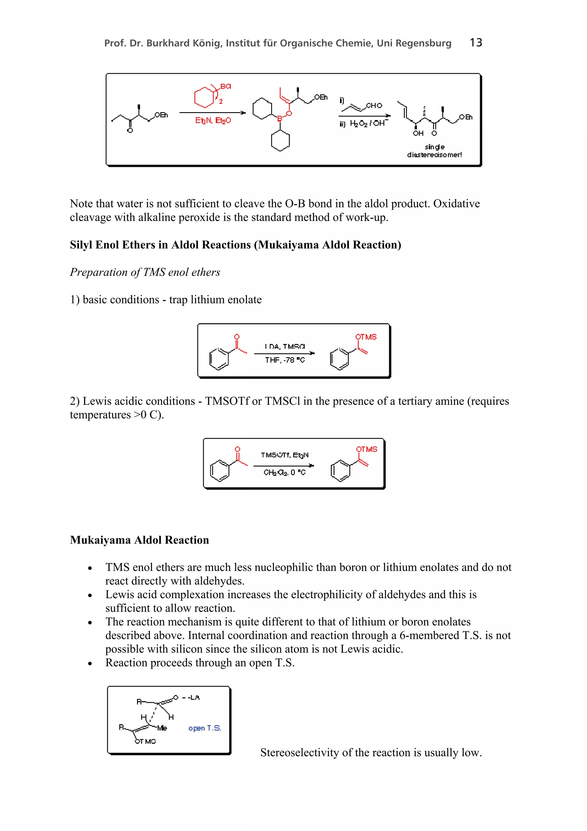 Enolate chemistry | PDF