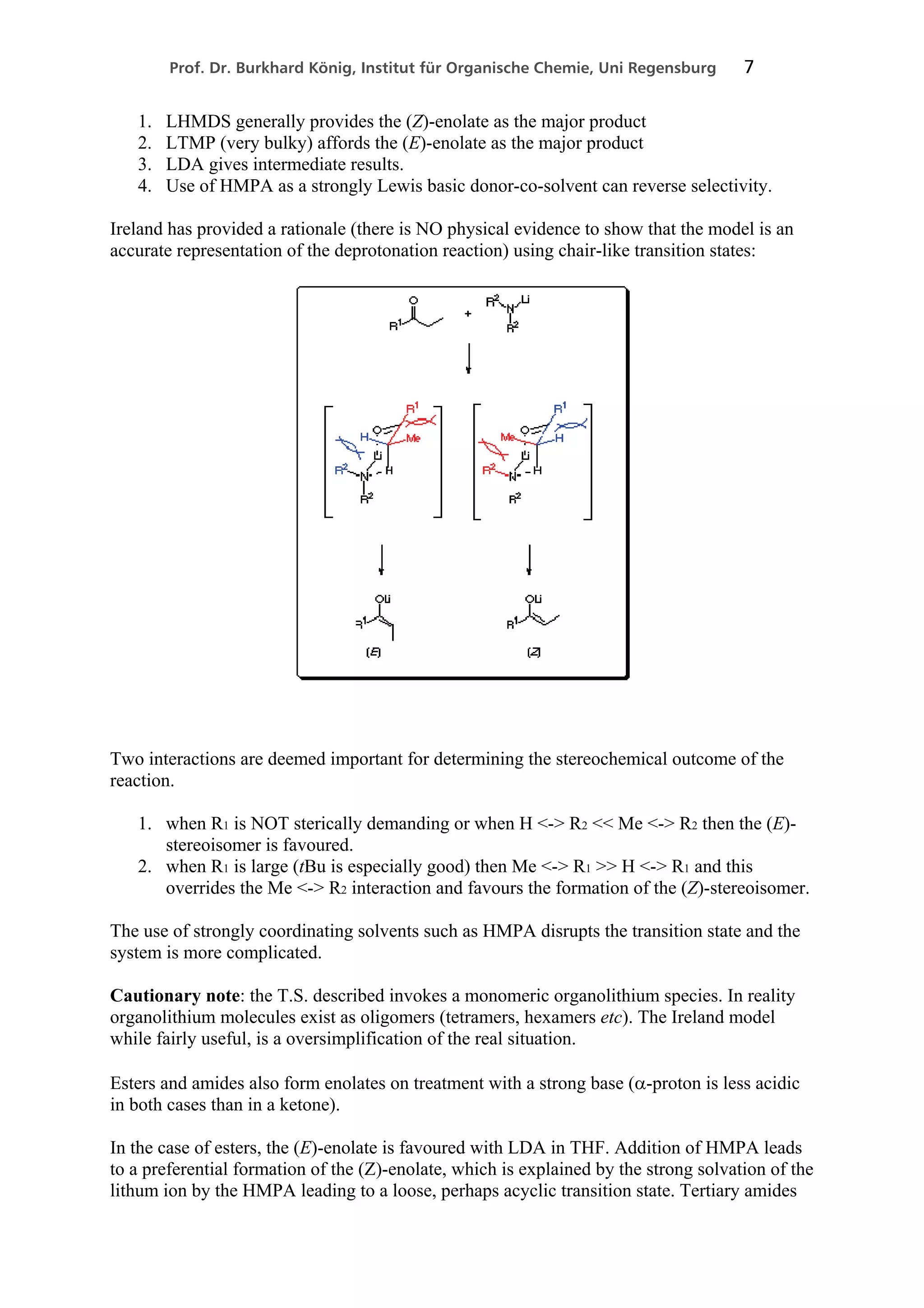 Enolate chemistry | PDF