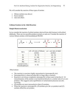 Enolate chemistry | PDF