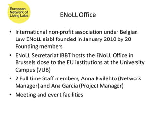 ENoLL Office Anna Kivilehto | PPT