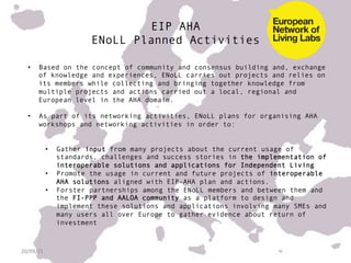 Mikael Borjeson ENoLL | PPT