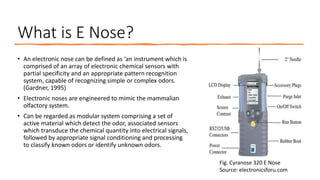 Electronic nose in Food Analysis | PPTX