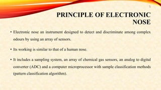 Electronic nose | PPTX | Chemistry | Science