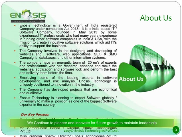 Enosis Technology | PPT