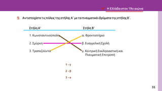 ΕΝΟΤΗΤΑ Δ΄ : Η Ελλάδα στον 19° αιώνα | PDF