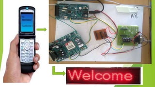 wireless E notice board | PPTX