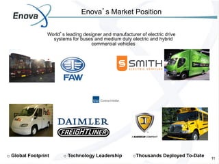 Enova systems hybrid and electric commercial vehicles | PDF