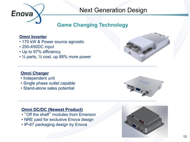 Enova systems hybrid and electric commercial vehicles | PPT
