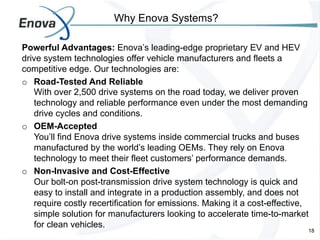 Enova systems hybrid and electric commercial vehicles | PDF