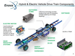 Enova systems hybrid and electric commercial vehicles | PDF
