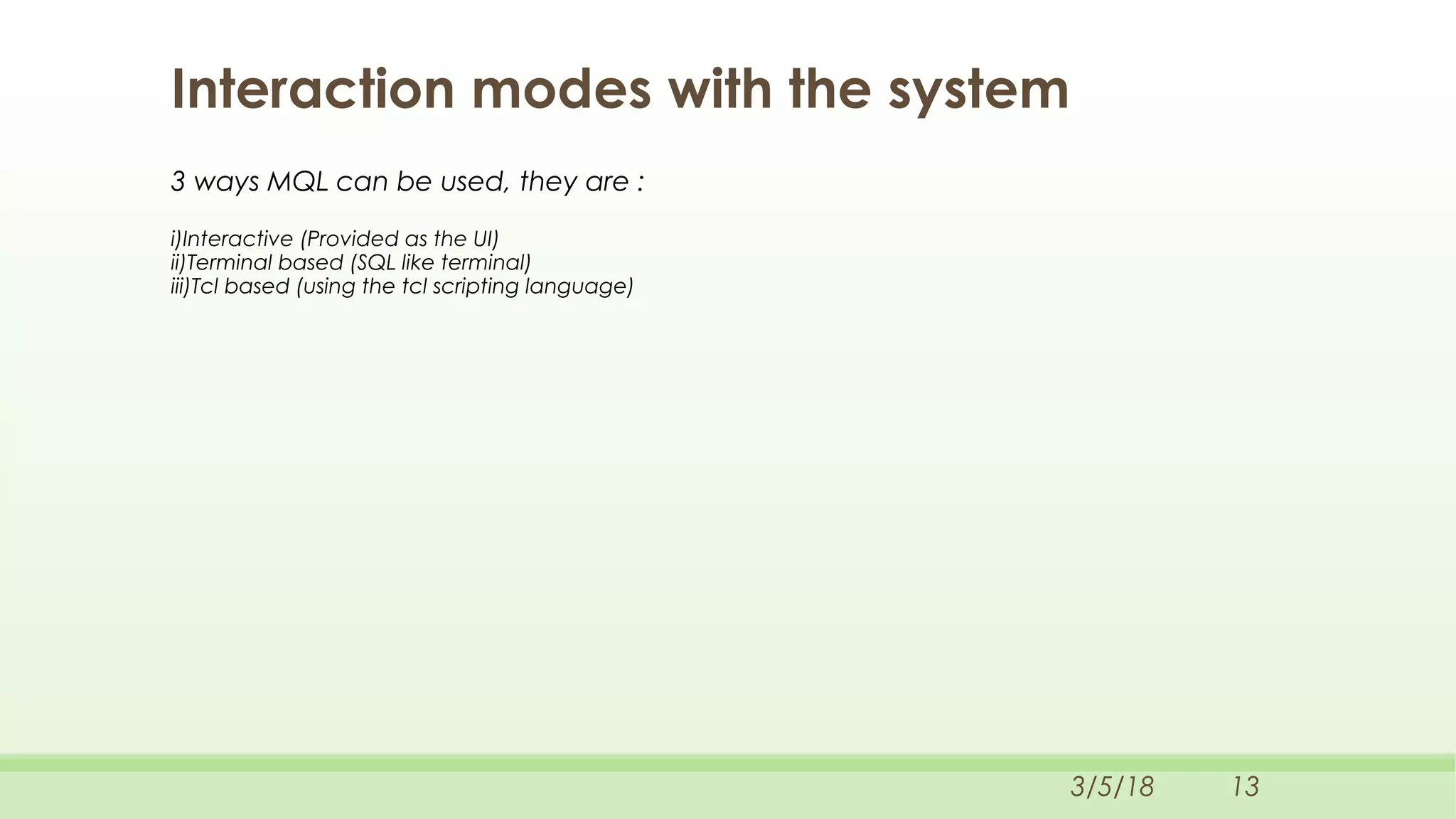Enovia Collaboration Platform and Matrix Query Language | PPT