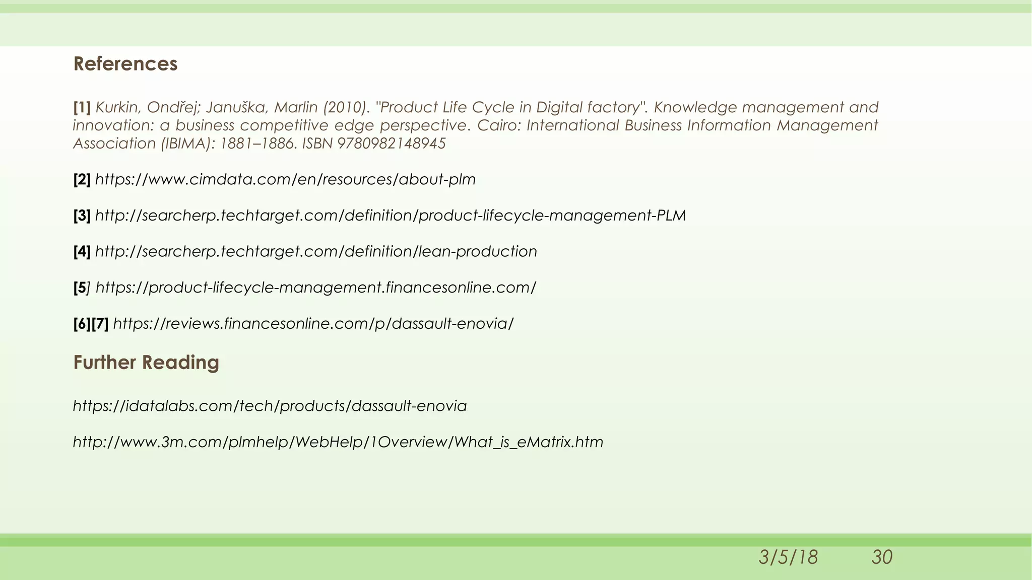 Enovia Collaboration Platform and Matrix Query Language | PPT