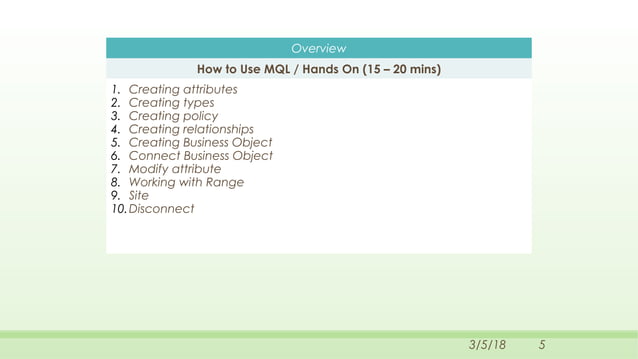 Enovia Collaboration Platform and Matrix Query Language | PPT ...