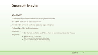 Enovia Collaboration Platform and Matrix Query Language | PPT
