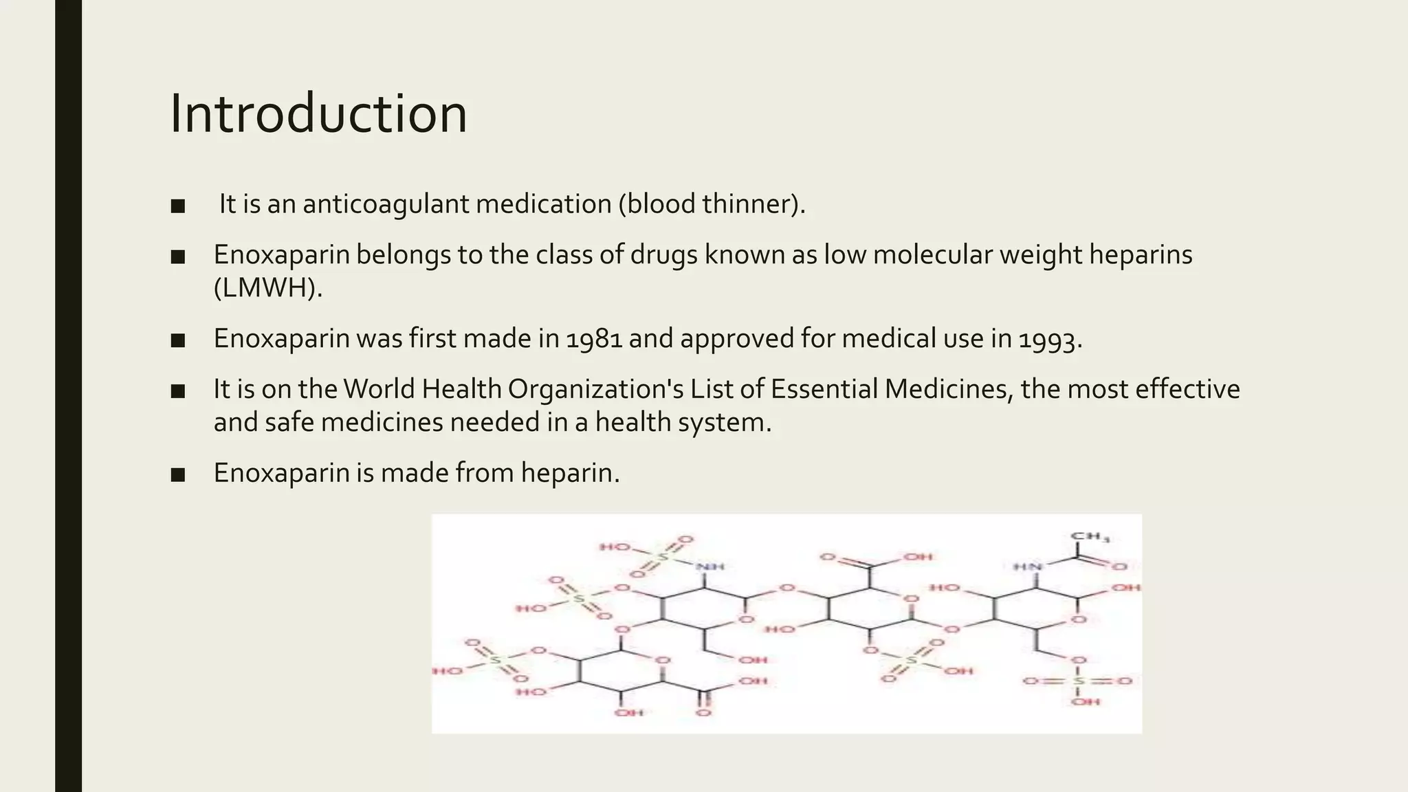 Enoxaparin | PPTX