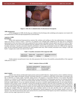 Enoxaparin induced local hypersensitivity reactions a rare case report ...