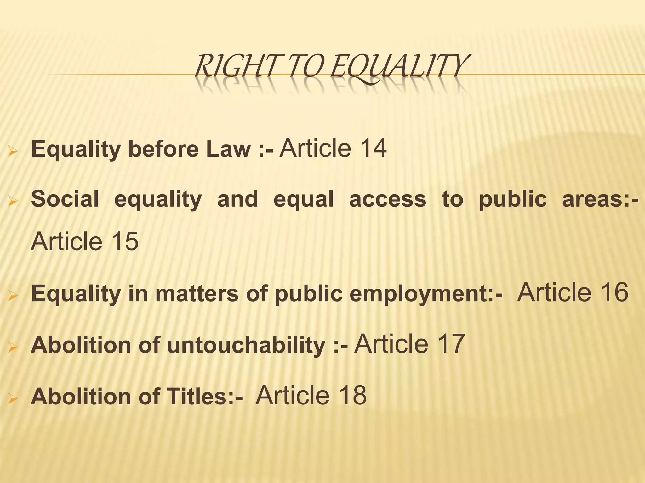 FUNDAMENTAL RIGHTS | PPTX