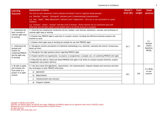 PRINCE2 Agile Practitioner exam spec_v5.0 | PDF | Educational ...