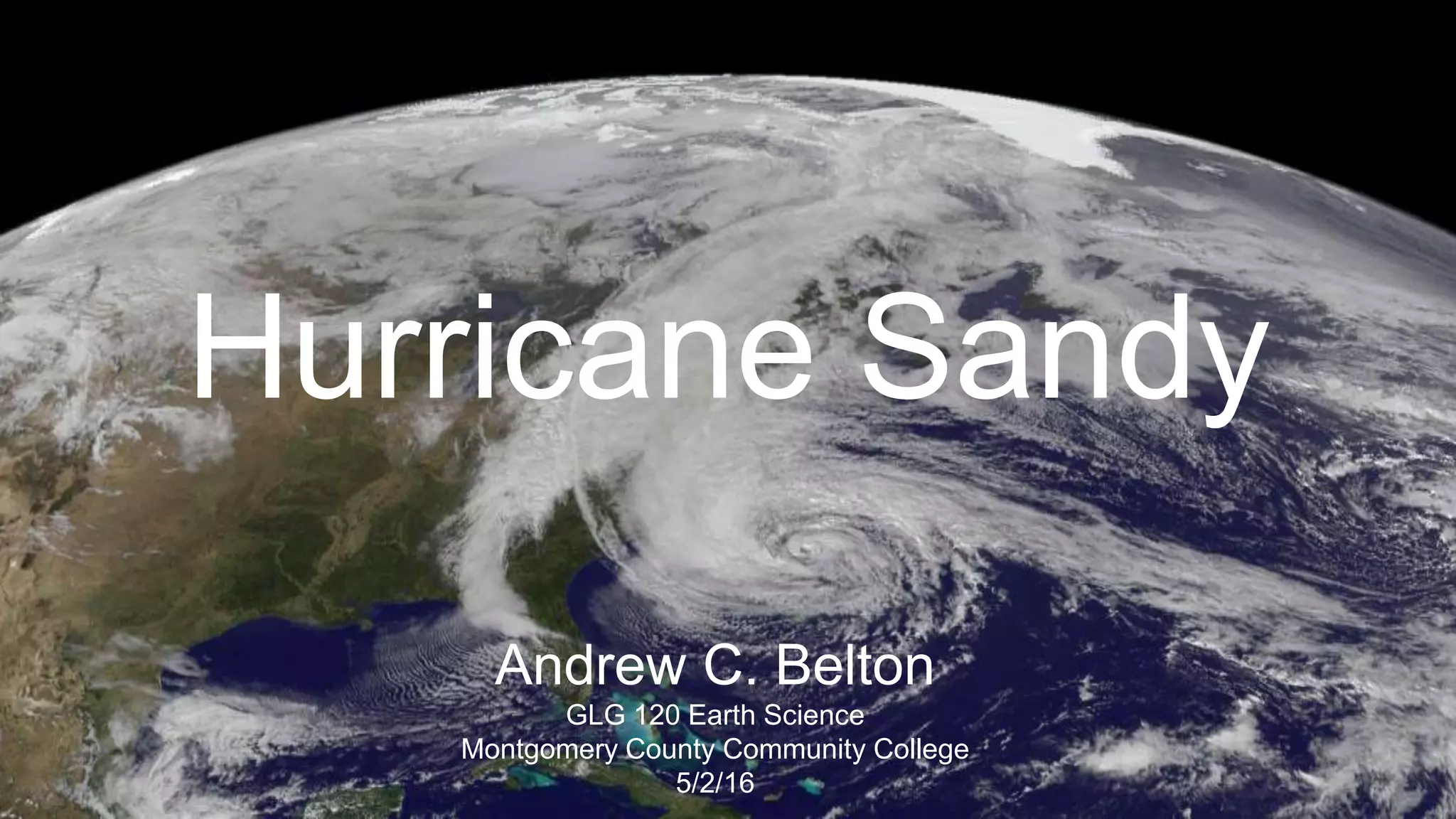 Hurricane Sandy - Earth Science | PPT