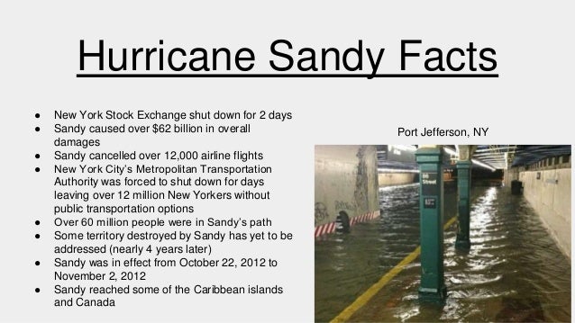 Hurricane Sandy - Earth Science