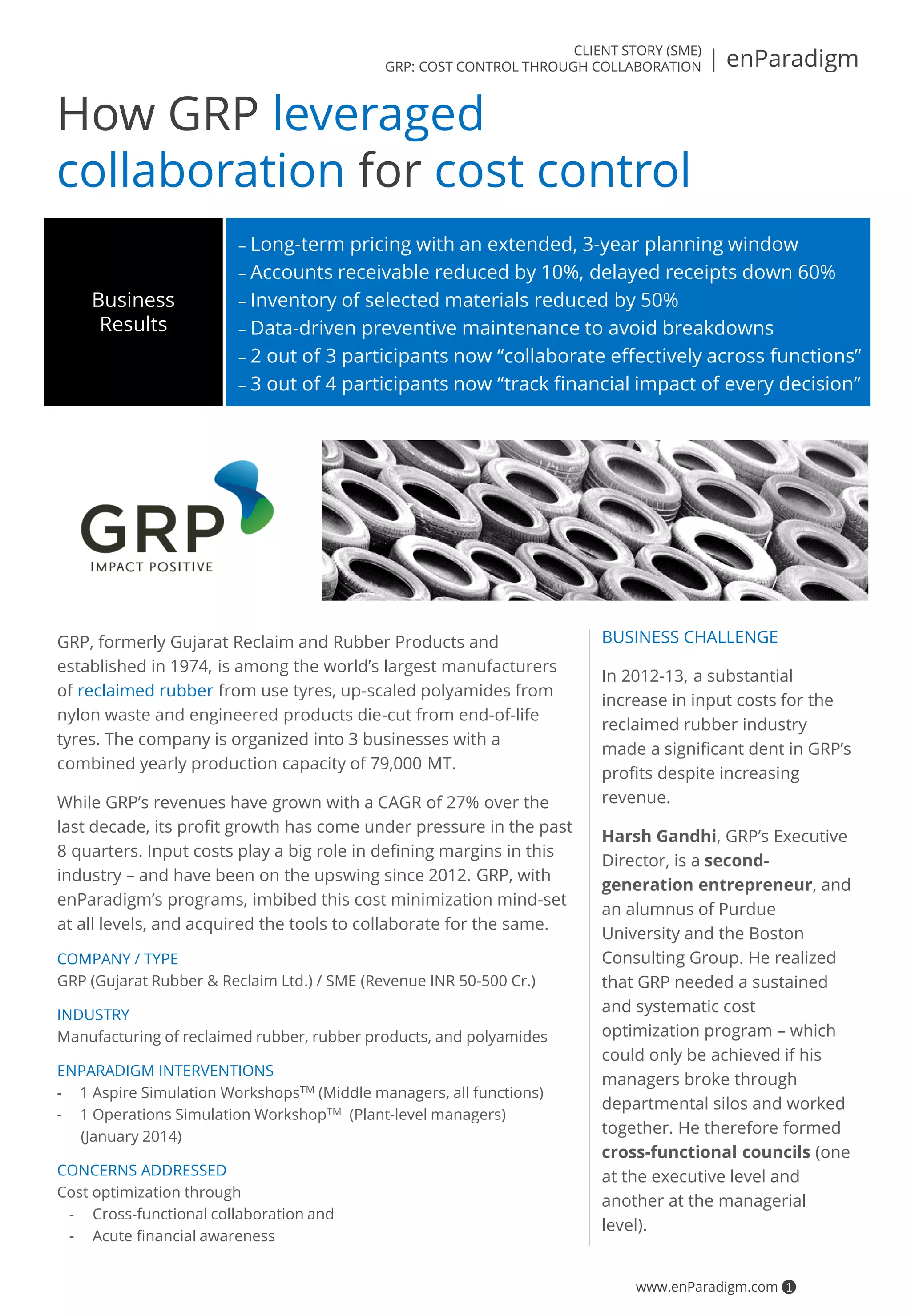 enParadigm Case Study - GRP | PDF