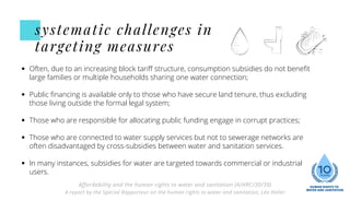 Affordability and the human rights to water and sanitation | PDF ...
