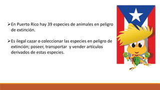 En peligro de extinción de pr | PPTX