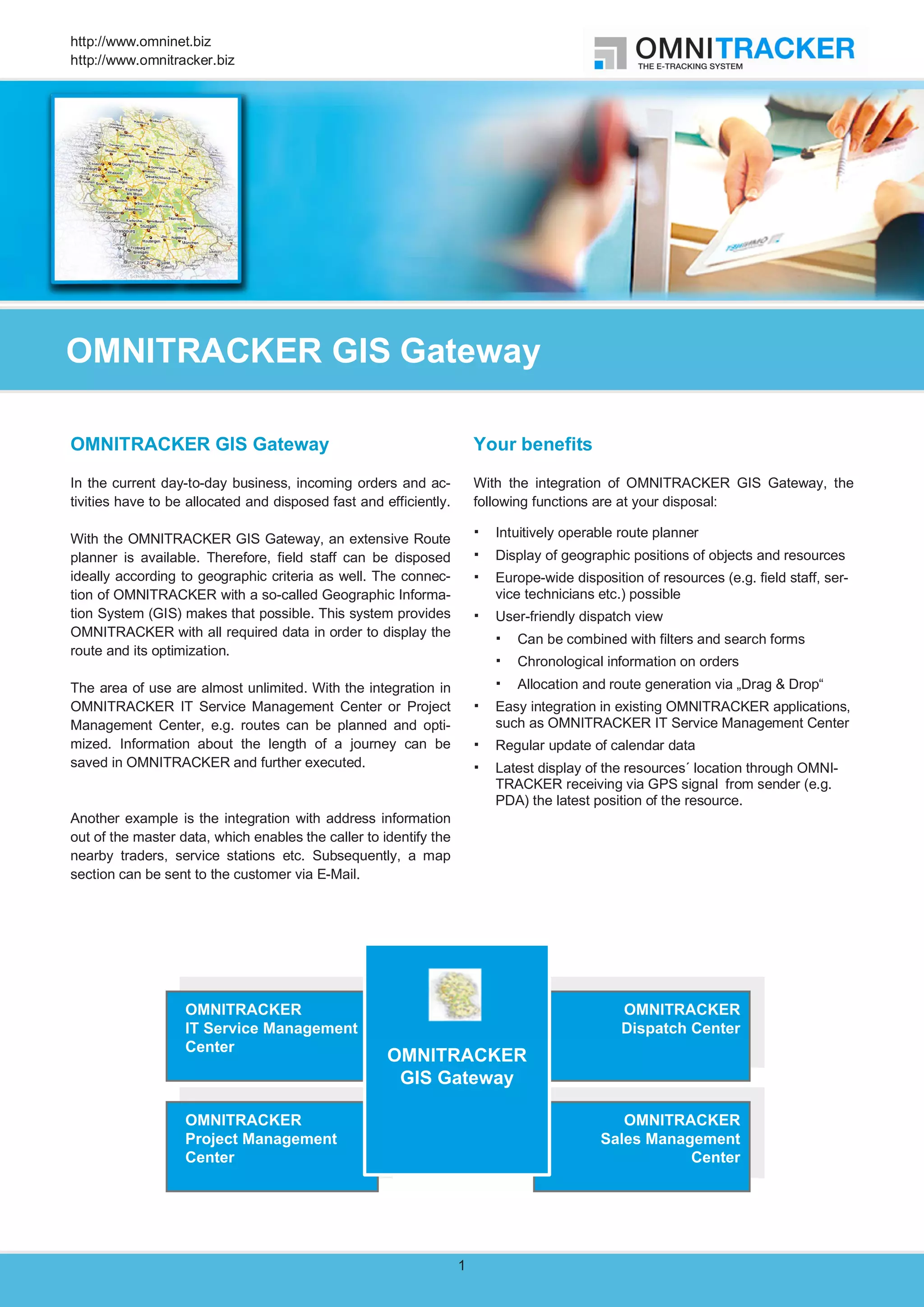 OMNITRACKER GIS Gateway | PDF
