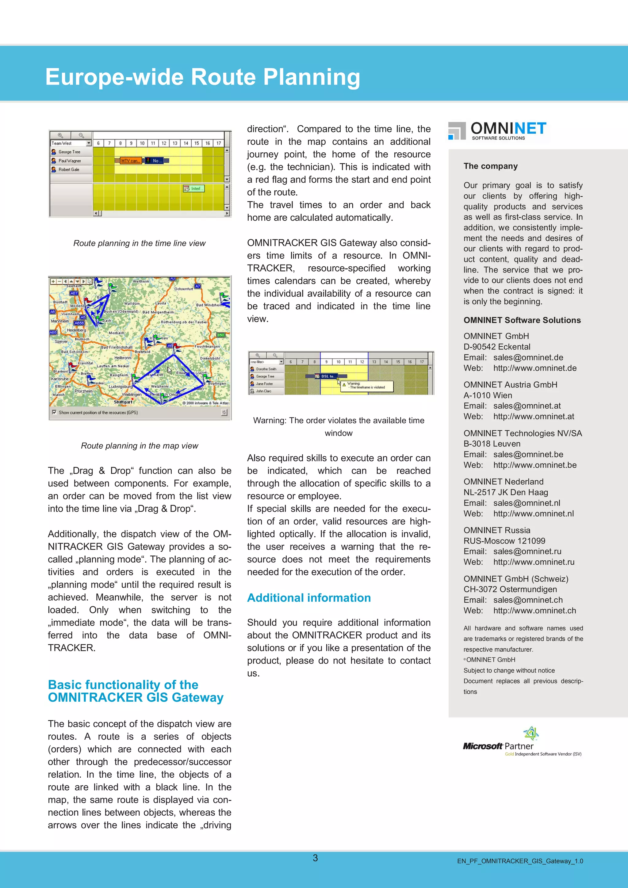 OMNITRACKER GIS Gateway | PDF