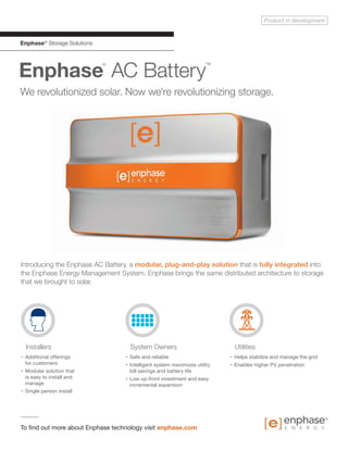 Enphase AC Battery | PDF