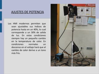 Luces HMI | PPT