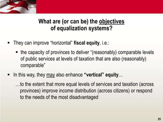 Fiscal federalism and the equalization system in Canada: Lessons for ...
